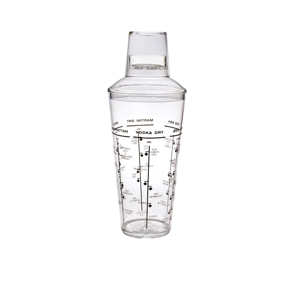 Bartender Acrylic Cocktail Shaker 750ml | Kitchenware Australia