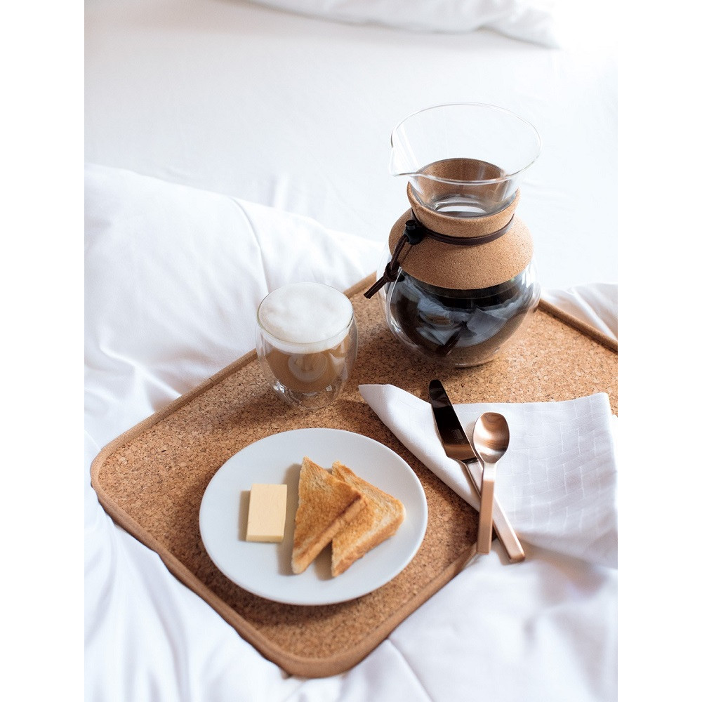 Bodum Pour Over Coffee Maker With Permanent Filter 1L Cork ...