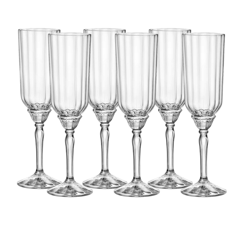 Bormioli Rocco Florian Prosecco Glass 210ml Set of 6 | Kitchenware ...