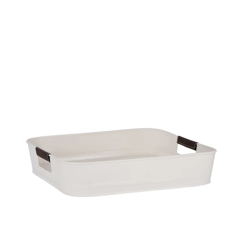 Chef Inox Coney Island Square Serving Tray 36.5cm Creme | Kitchenware ...