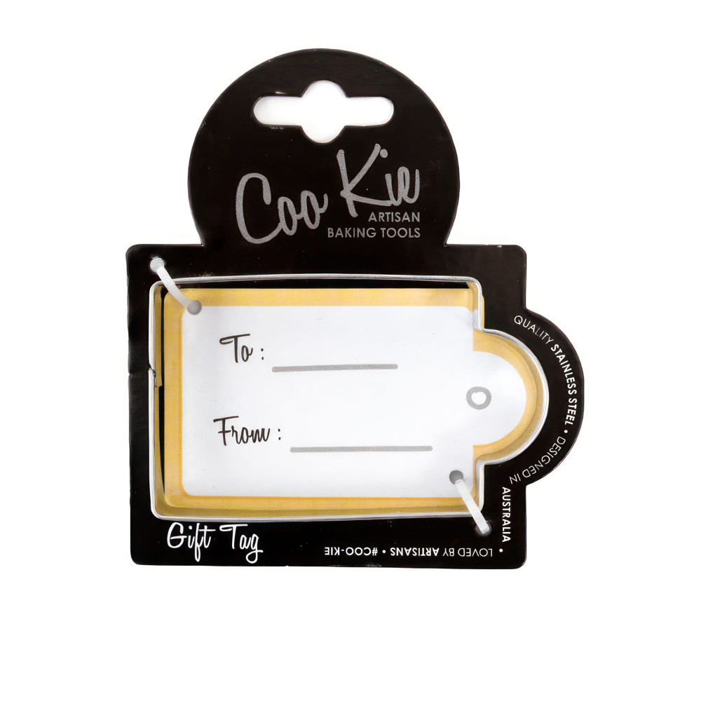 Coo Kie Gift Tag Cookie Cutter | Kitchenware Australia