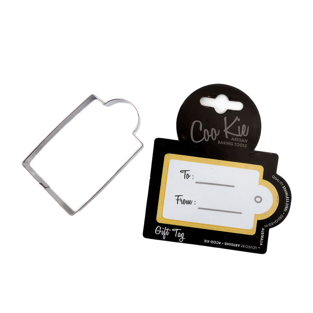 Coo Kie Gift Tag Cookie Cutter | Kitchenware Australia