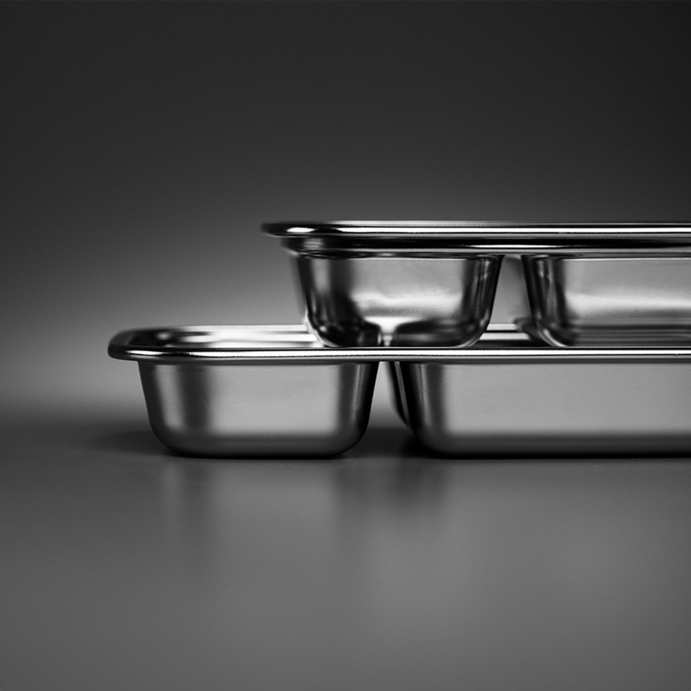 Cuitisan Rectangular Stainless Steel Partition Container 700mL ...