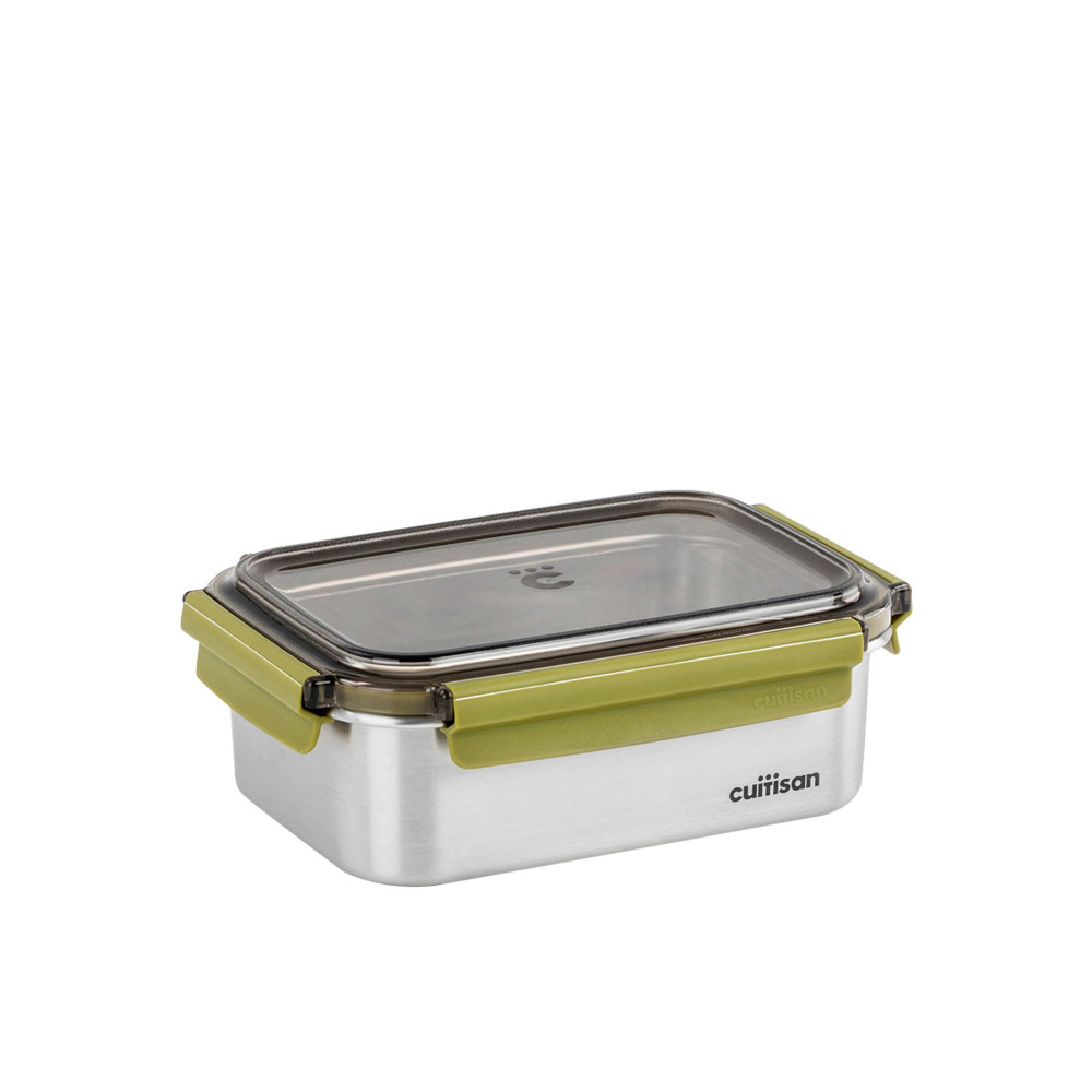 Cuitisan Bella Rectangular Stainless Steel Container 1.4L | Kitchenware ...