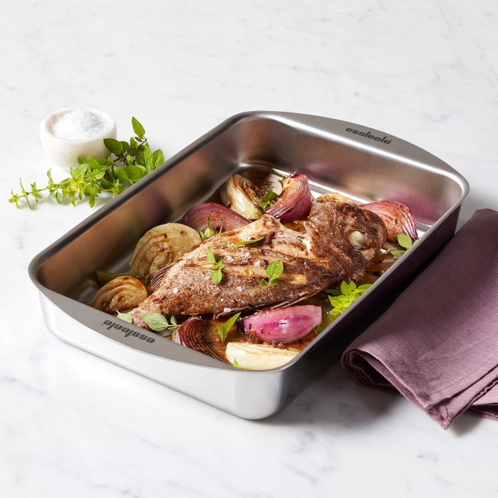 Essteele Clad Rectangular Roasting Pan 33x23cm | Kitchenware Australia