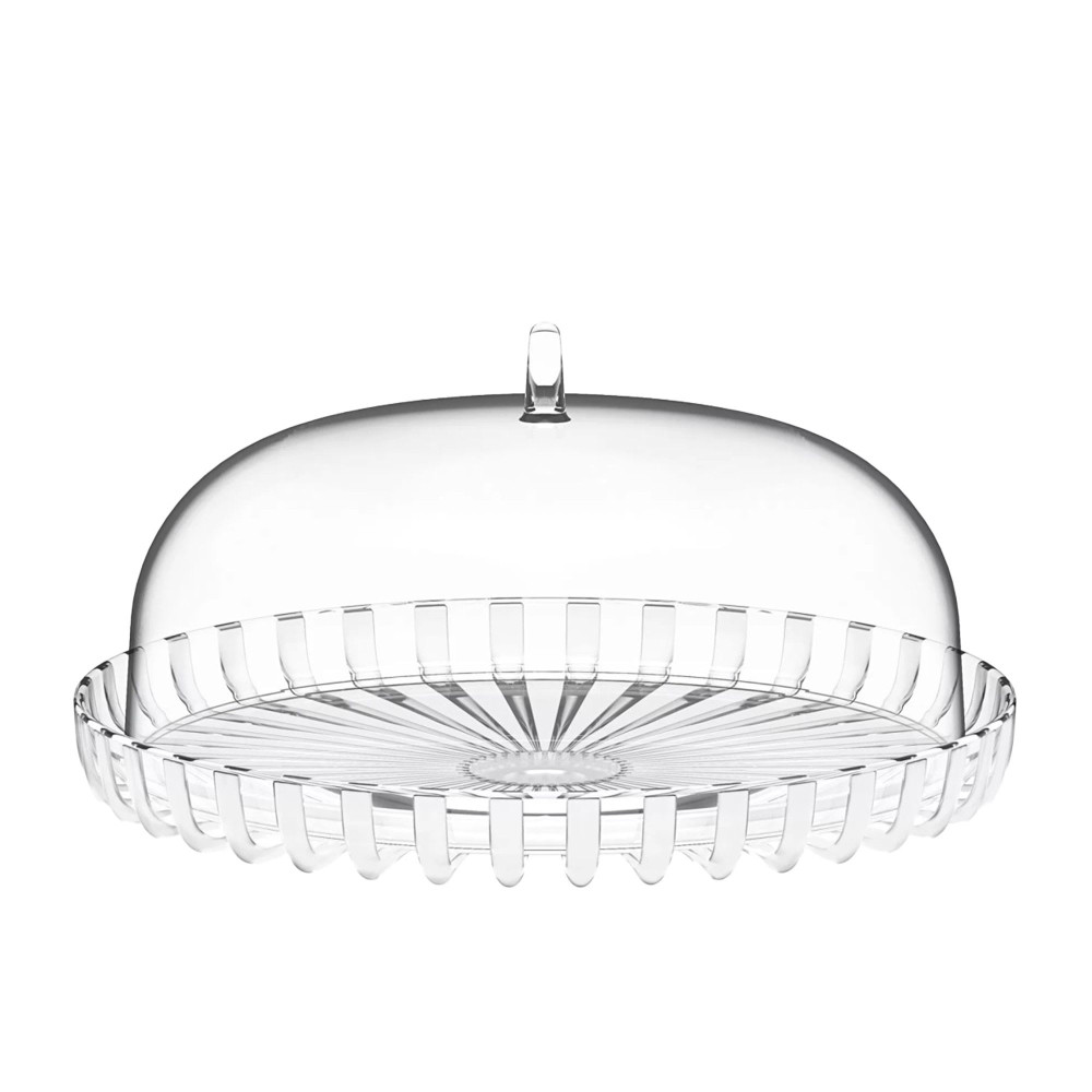 Guzzini Dolcevita Cake Platter with Dome 31cm Mother of Pearl ...