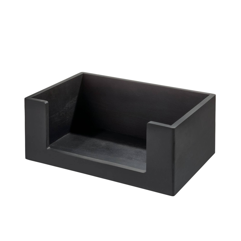 The Home Edit by iDesign Open Front Bin Large Matte Black | Kitchenware ...