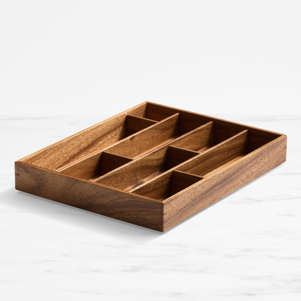 Kitchen Pro Core Cutlery Tray 4 Compartment Walnut | Kitchenware Australia