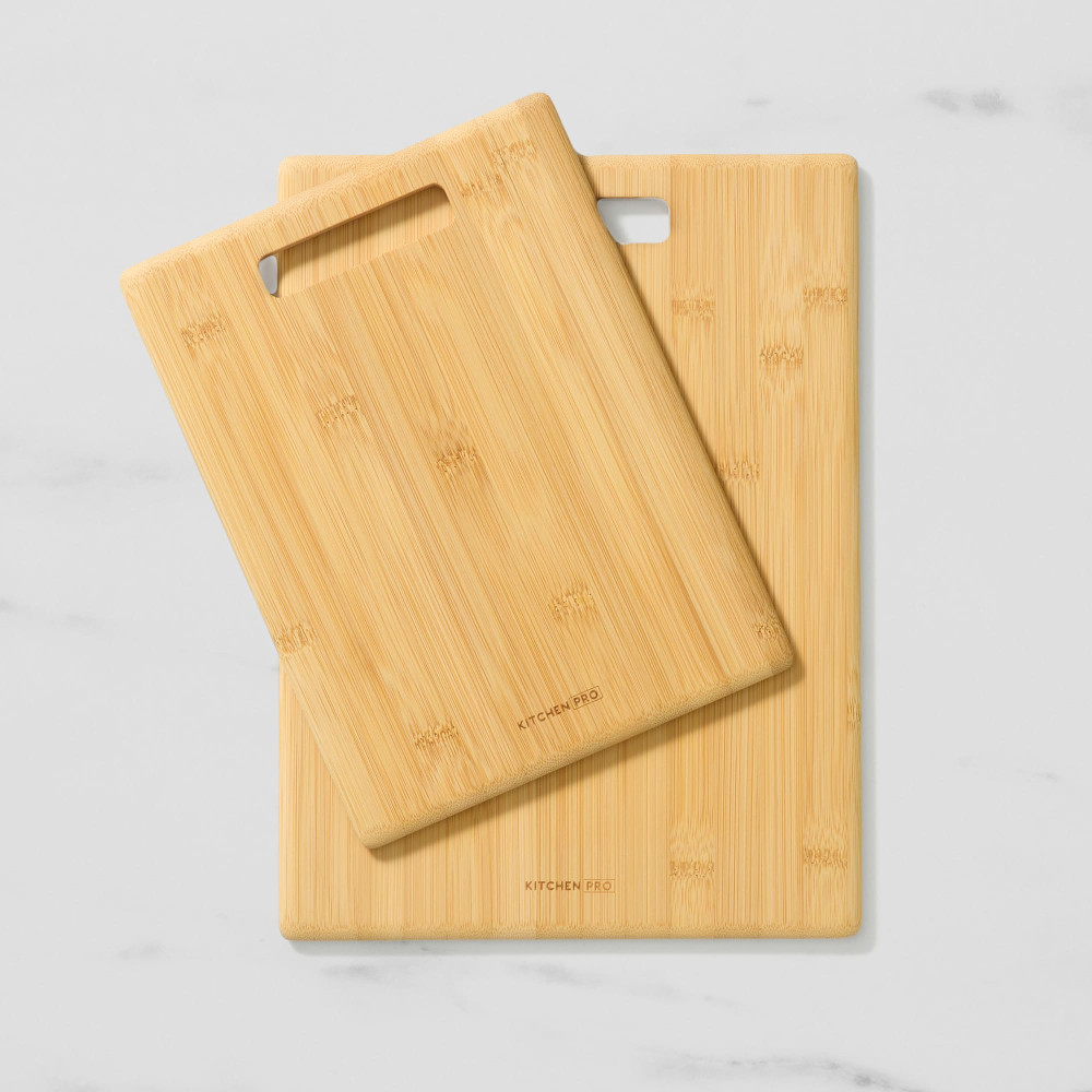 Kitchen Pro Eco Bamboo Cutting Board 2 Piece Set | Kitchenware Australia