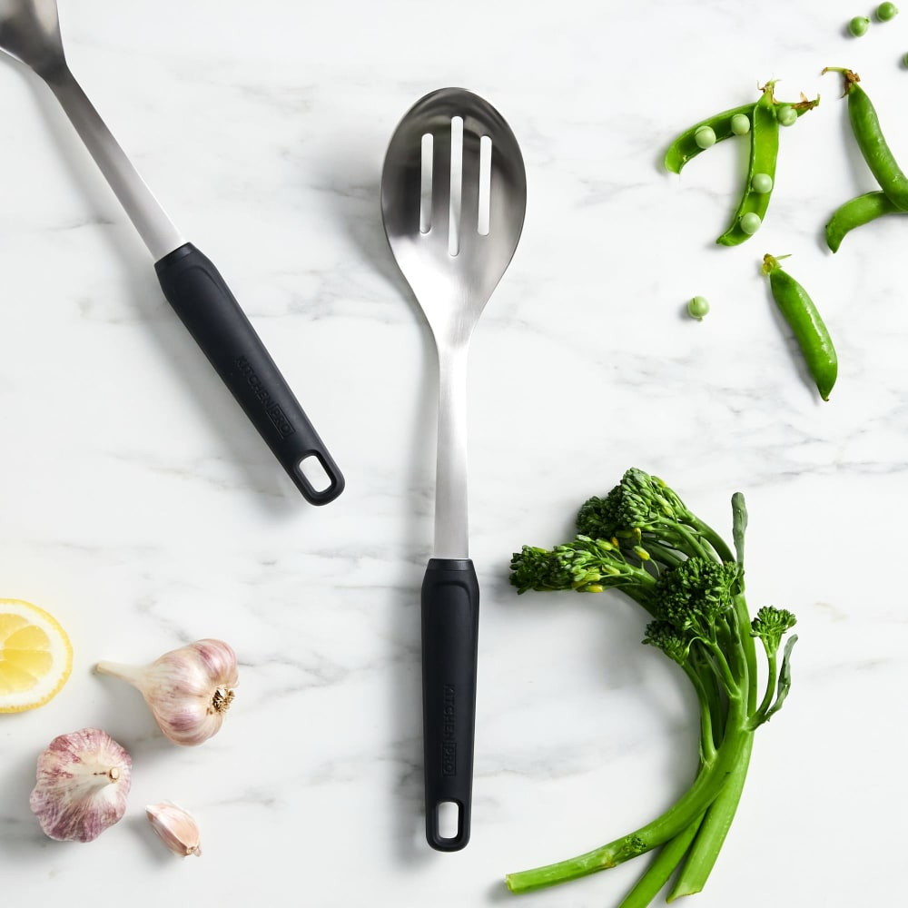 Kitchen Pro Ergo Stainless Steel Slotted Spoon | Kitchenware Australia