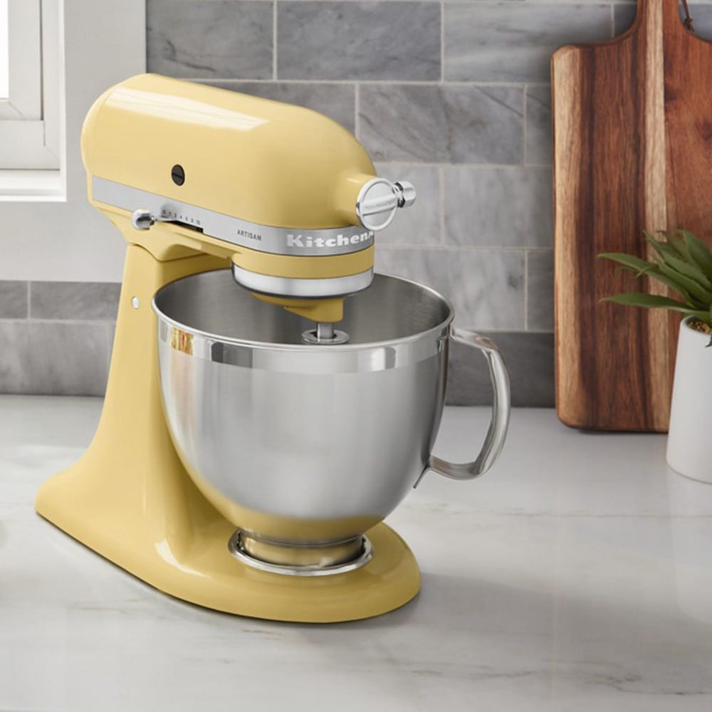KitchenAid Artisan KSM195 Stand Mixer Majestic Yellow | Kitchenware ...