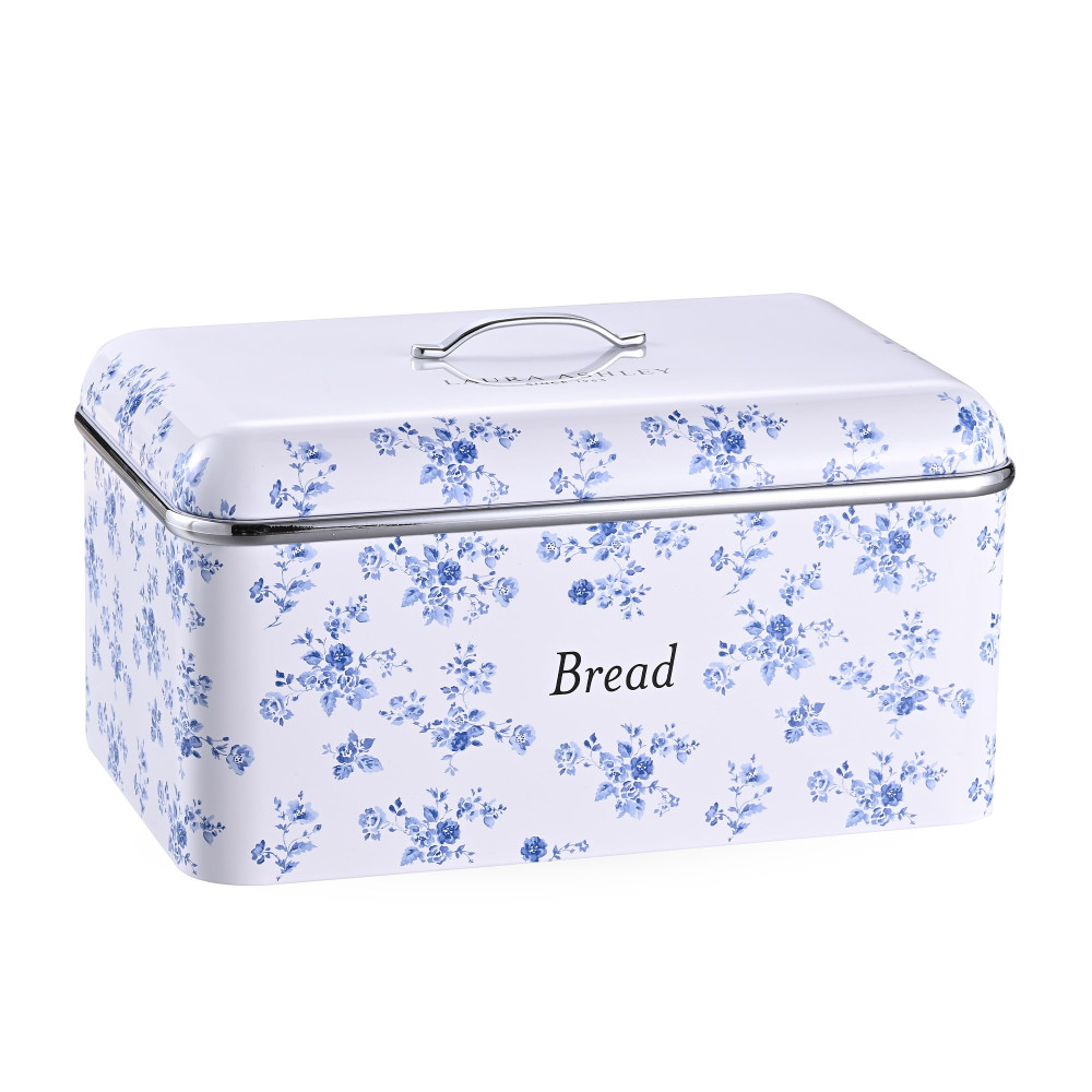 Laura Ashley China Rose Bread Bin White | Kitchenware Australia