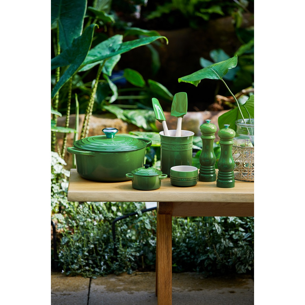 Le Creuset Stoneware Mini Round Casserole 9cm Bamboo Green ...