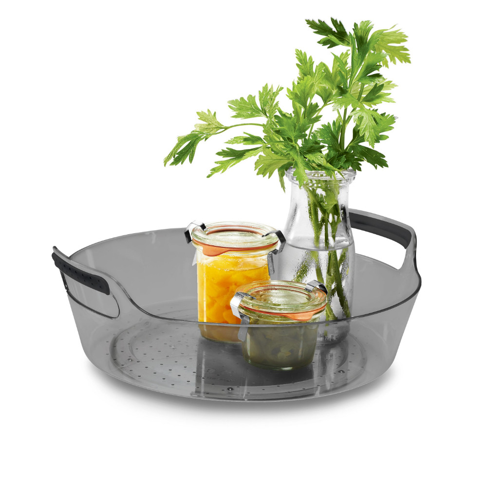 MadeSmart Deep Portable Turntable 29.2cm Carbon | Kitchenware Australia