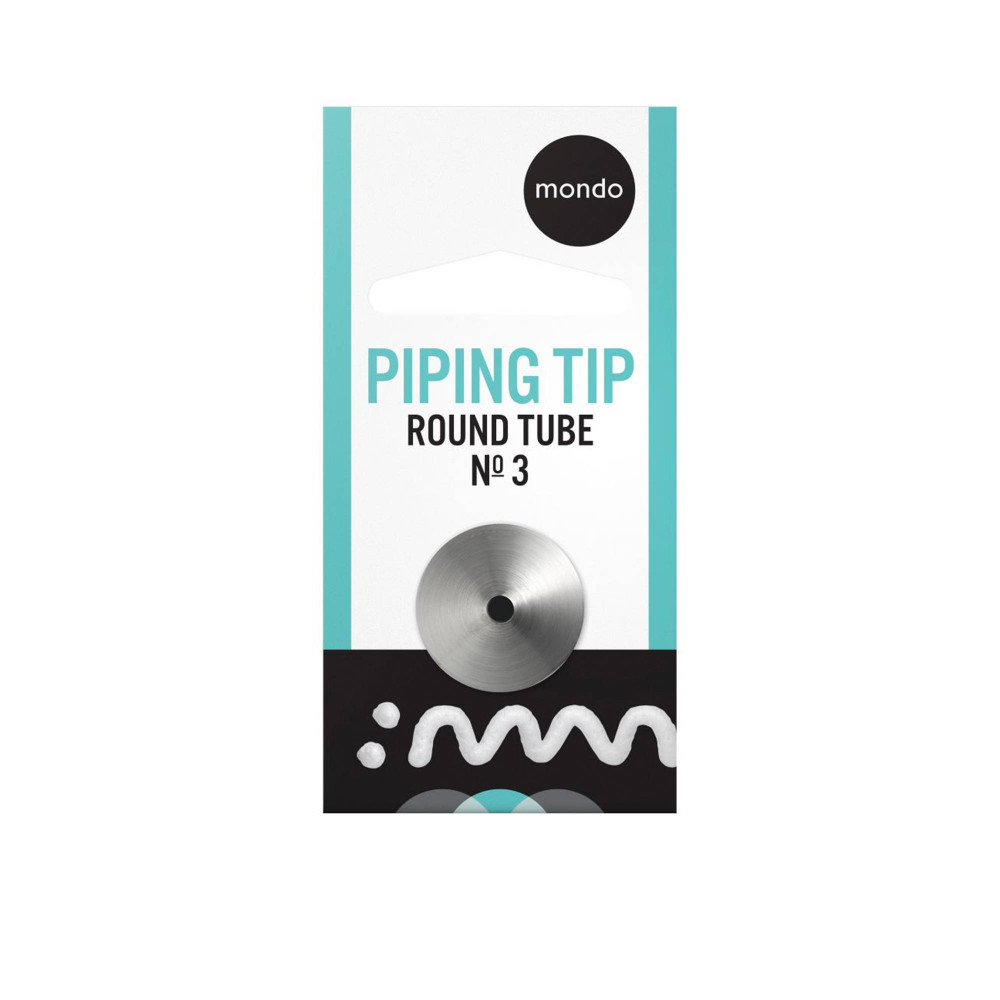 Mondo Round Piping Tip #3 | Kitchenware Australia