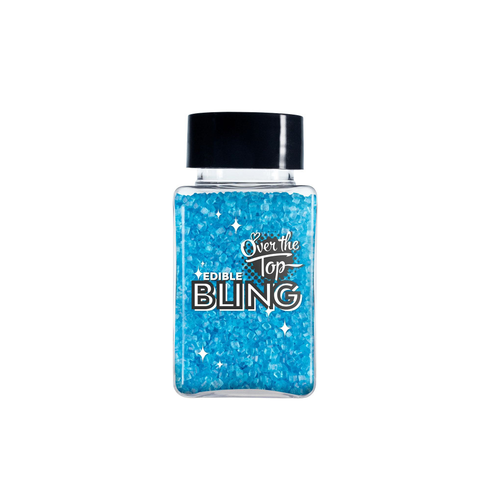 Over The Top Edible Bling Sanding Sugar 80g Blue | Kitchenware Australia