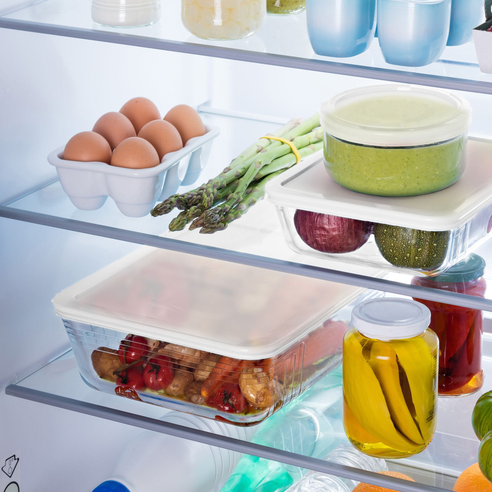 Pyrex Cook & Freeze Rectangular Glass Storage 1.5L White | Kitchenware ...