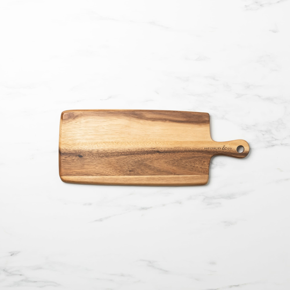 Salisbury & Co Hudson Rectangular Acacia Paddle Board 40x20cm ...