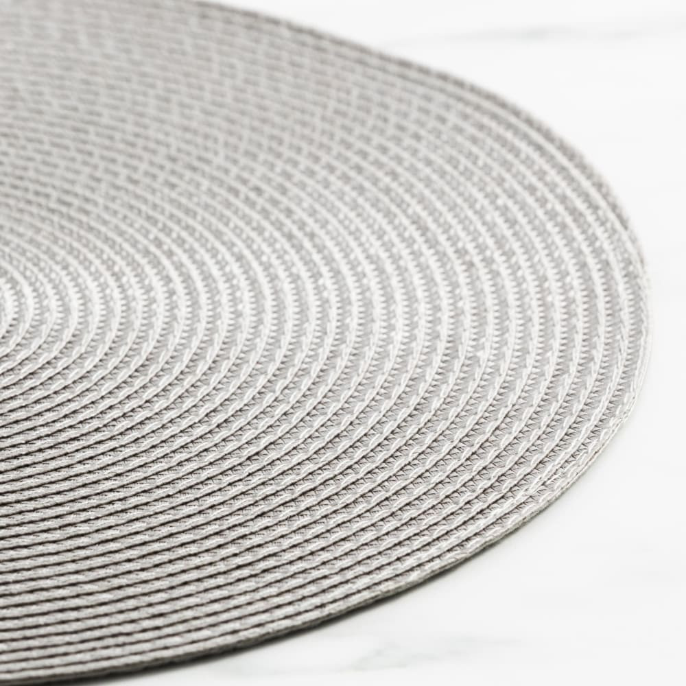 Salisbury & Co Classic Round Placemat 38cm Light Grey | Kitchenware ...