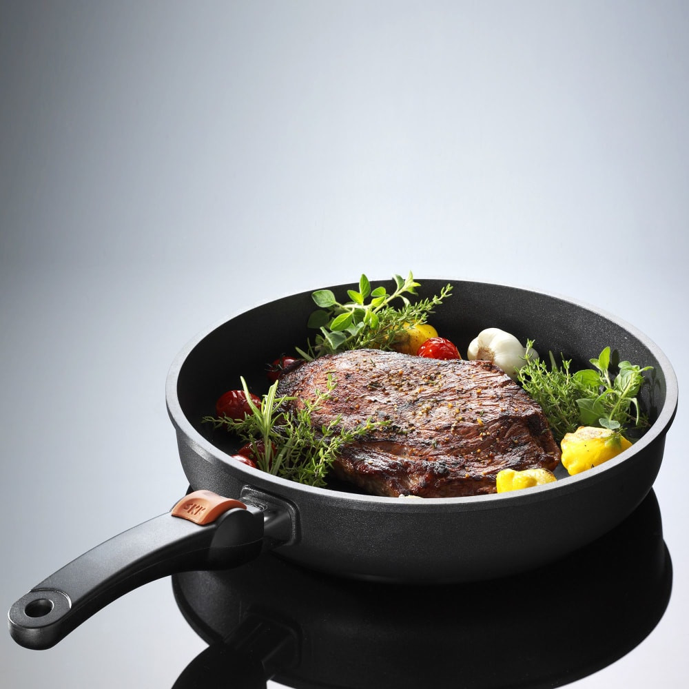 SKK Series 7 Induction Saute Pan with Detachable Handle 28cm ...