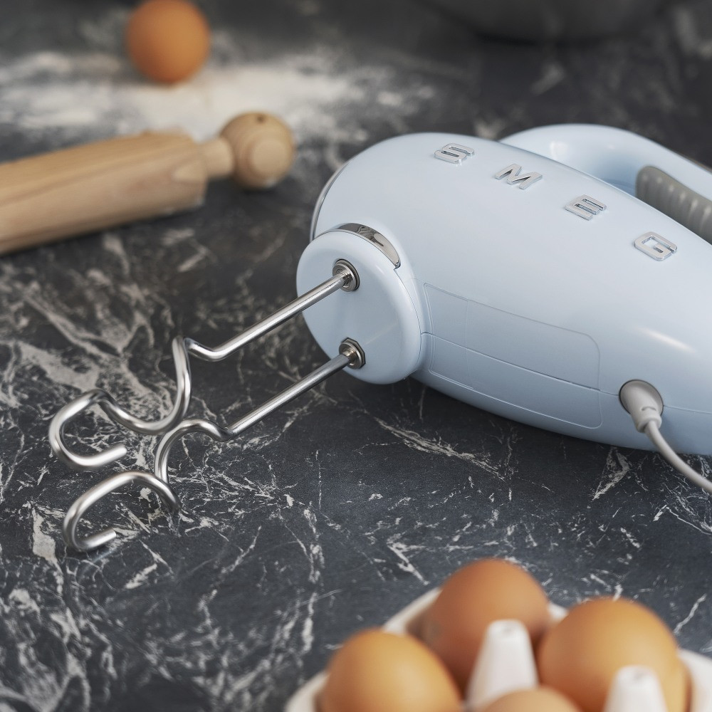 Smeg 50's Retro Style Digital Hand Mixer Pastel Blue | Kitchenware ...