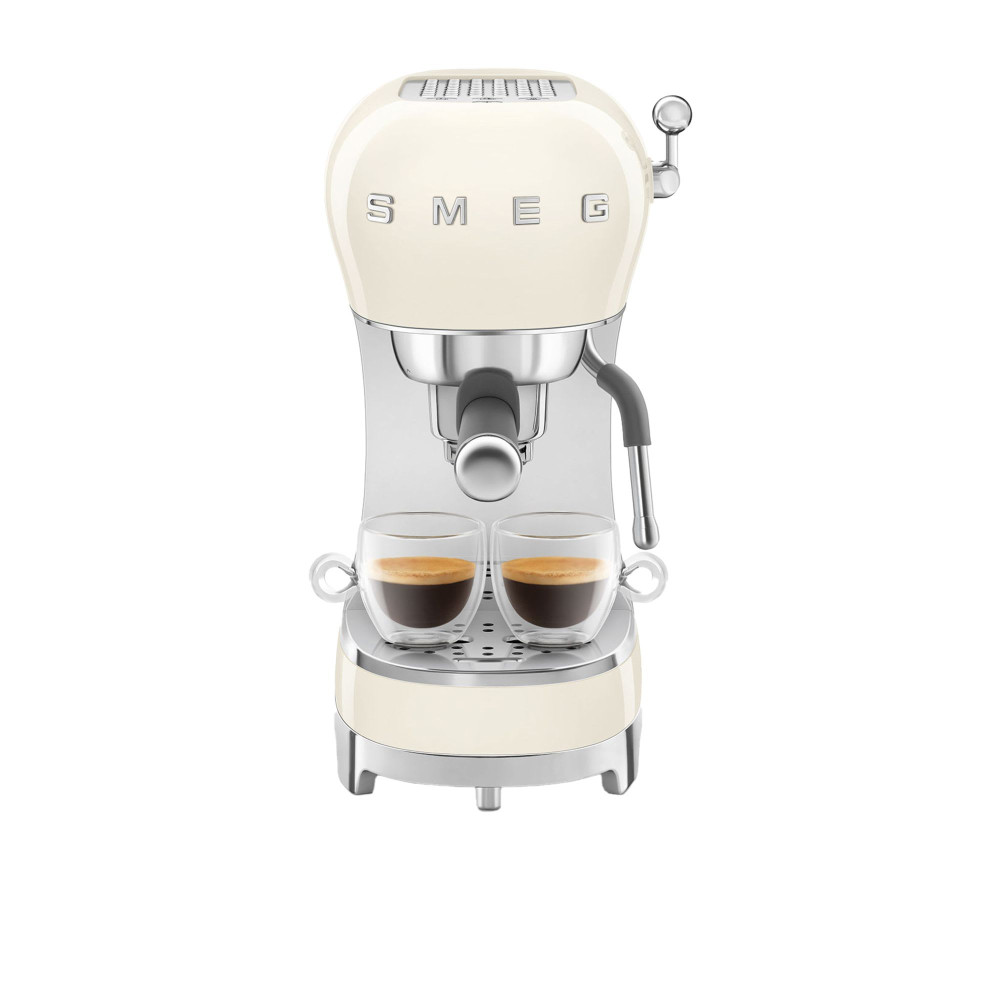 Smeg 50's Retro Style ECF02 Espresso Coffee Machine Cream | Kitchenware ...