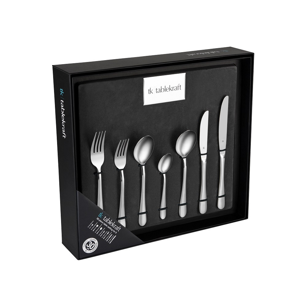 Tablekraft Luxor Cutlery Complete Boxed 56 Piece Set | Kitchenware ...