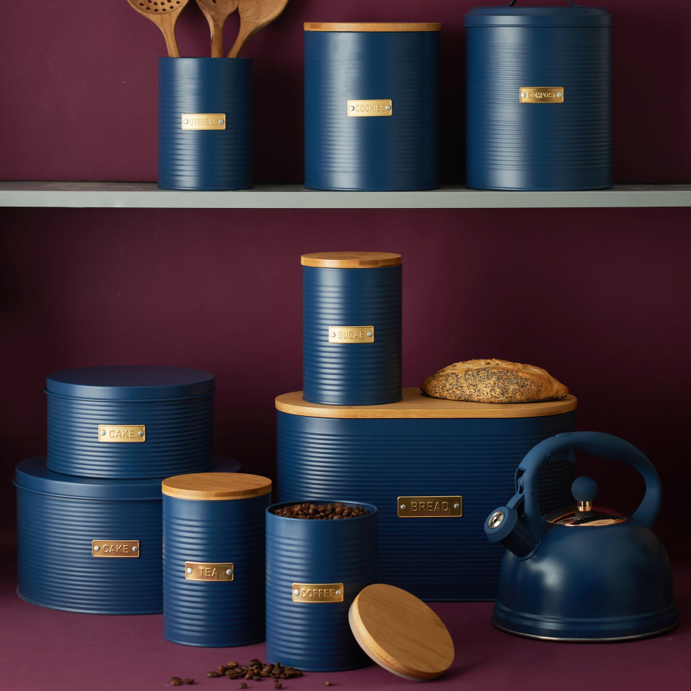 Typhoon Otto Utensil Pot 1.4L Navy | Kitchenware Australia