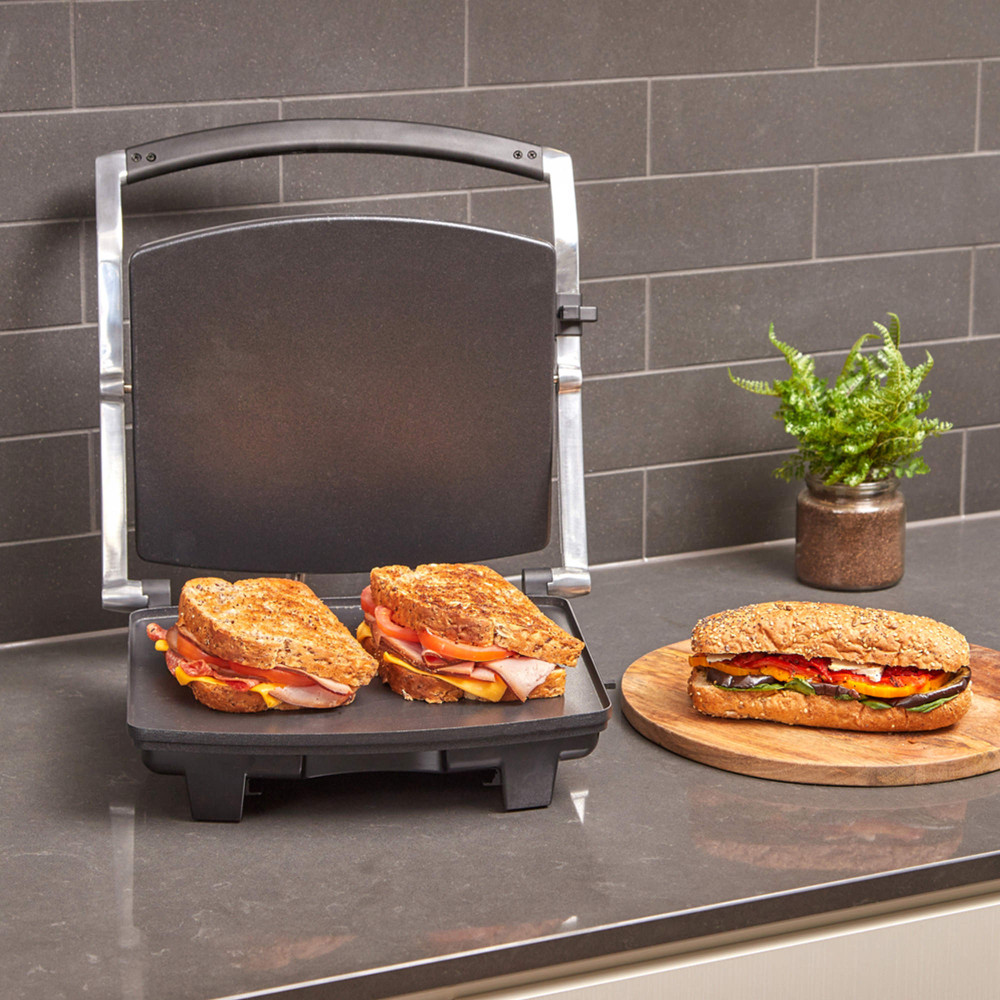 Westinghouse 4 Slice Sandwich Press Stainless Steel | Kitchenware Australia