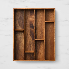 Kitchen Pro Core Cutlery Tray 4 Compartment Walnut | Kitchenware Australia