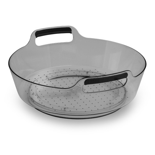 MadeSmart Deep Portable Turntable 29.2cm Carbon | Kitchenware Australia